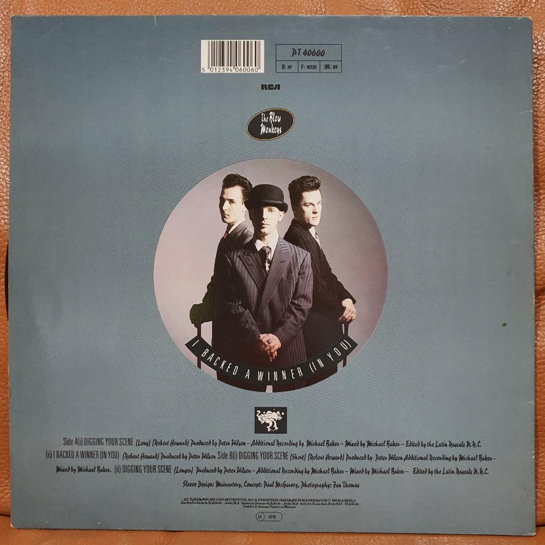 Reserved: The Blow Monkeys - Digging Your Scene vinyl record LP ...