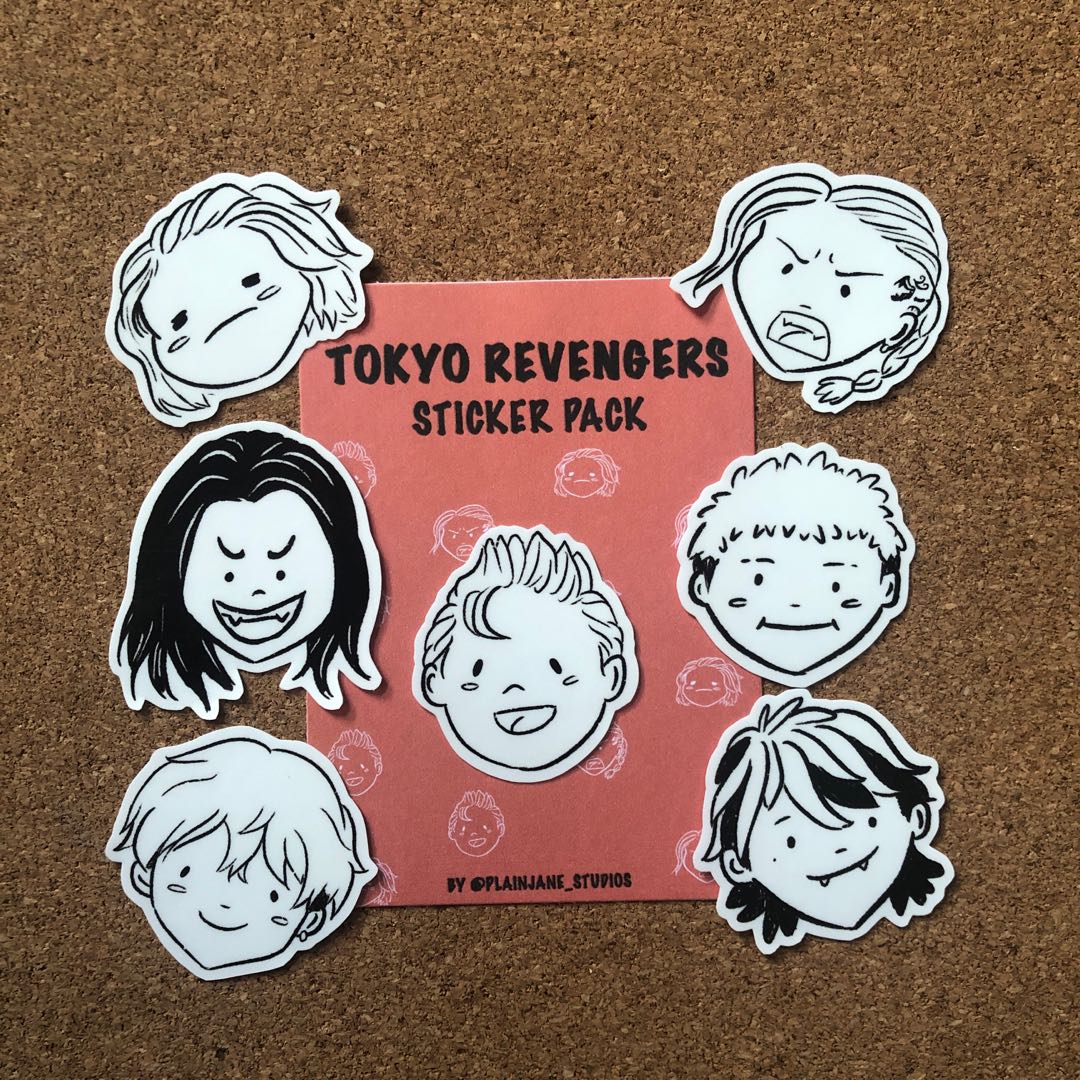TOKYO REVENGERS STICKERS, Hobbies & Toys, Memorabilia & Collectibles, J ...