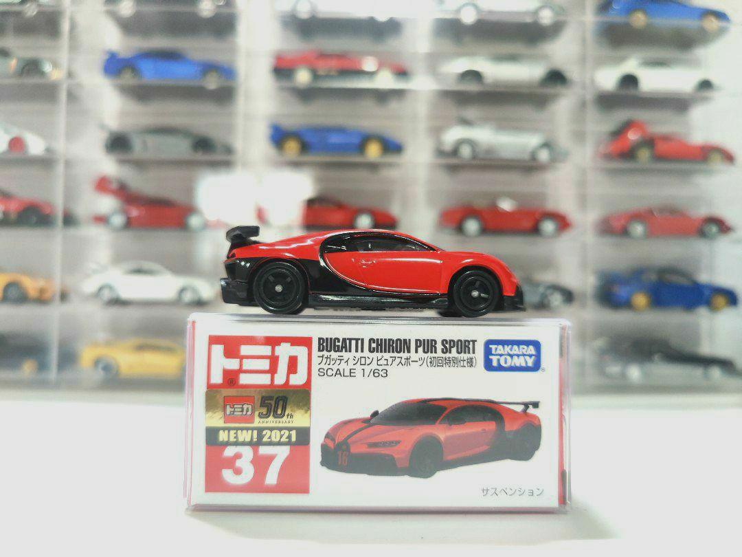 Tomica Bugatti Chiron Pur Sport 1st Color Edition with 2021 sticker ...