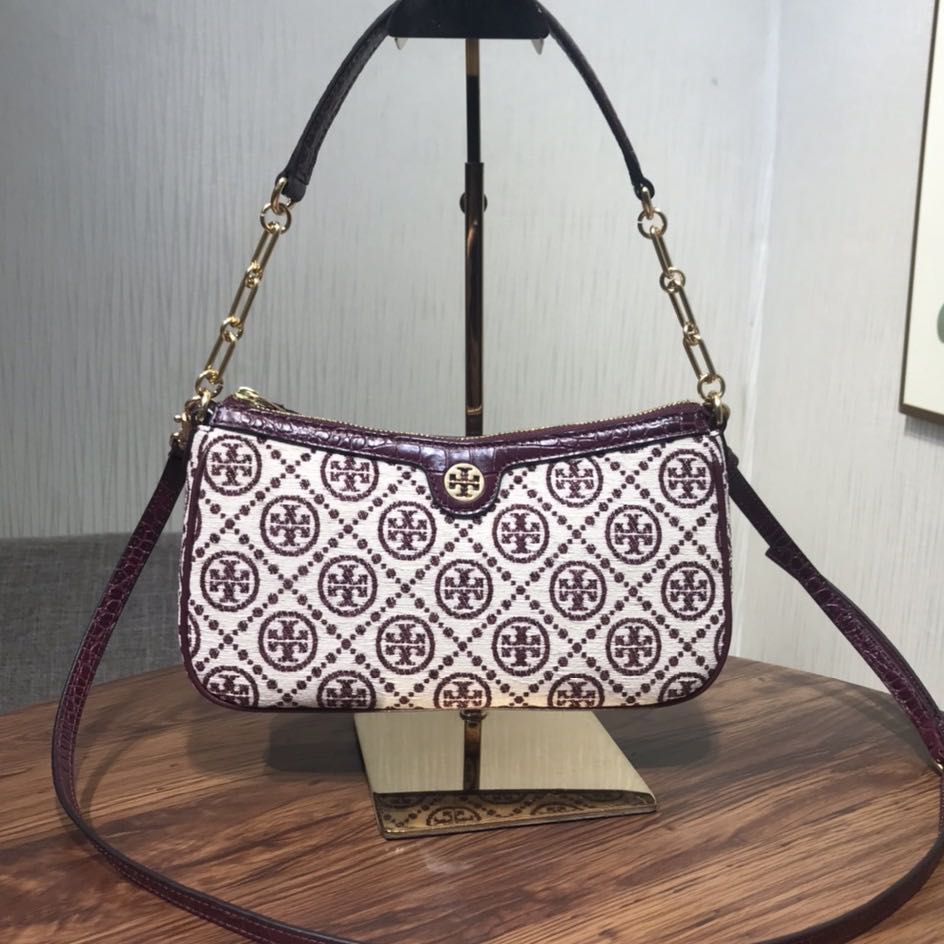 Tory Burch T Monogram Studio Bag, Women's Fashion, Bags & Wallets ...