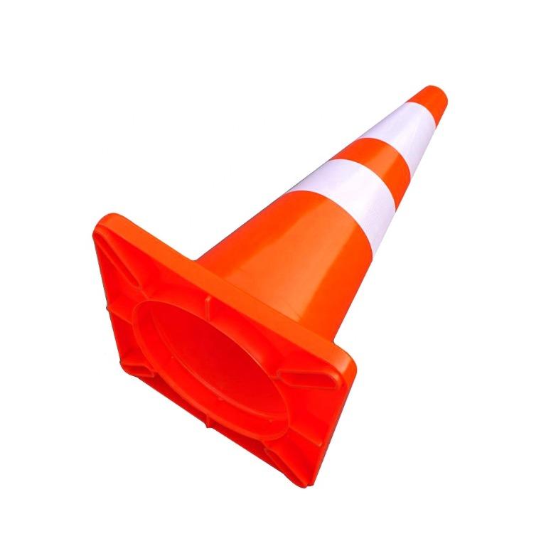 Traffic Safety Cone Pole 28 Inch Construction Cones Red Orange Traffic ...