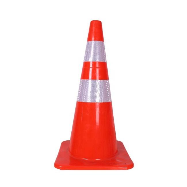 Traffic Safety Cone Pole 28 Inch Construction Cones Red Orange Traffic ...