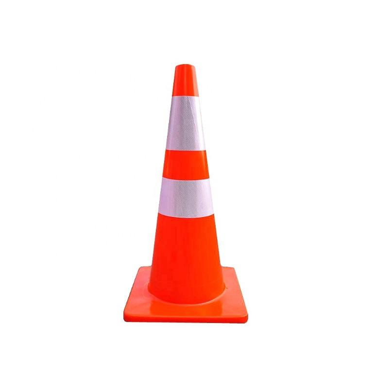 Traffic Safety Cone Pole 28 Inch Construction Cones Red Orange Traffic ...