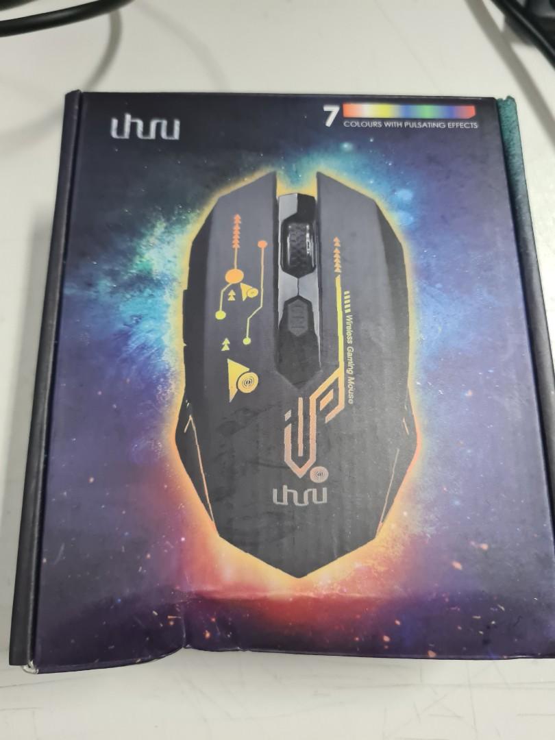 UHURU WM-02Z Wireless Gaming Mouse, 2.4G Wireless Rechargeable Mouse ...