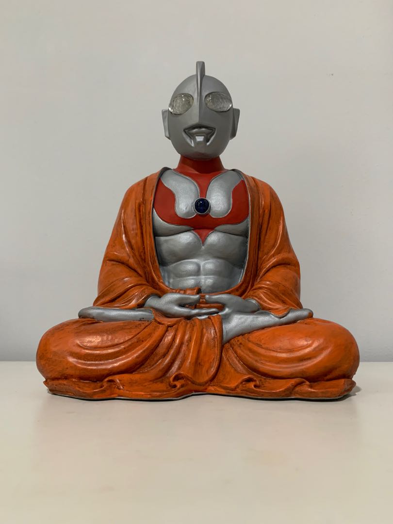 ultraman Buddha 1/4 scale customized meditation pose statue ivory white ...