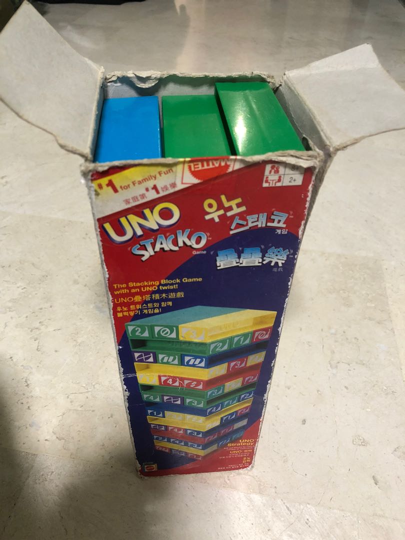 Uno Stacko, Hobbies & Toys, Toys & Games on Carousell