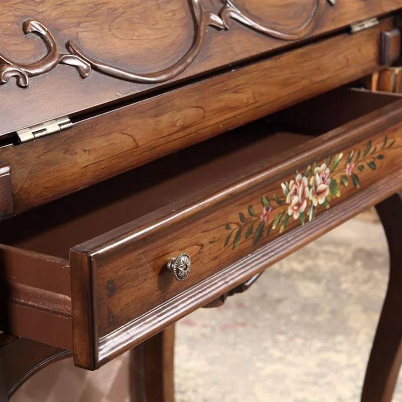 Vintage Colonial Study Table, Furniture & Home Living, Furniture ...