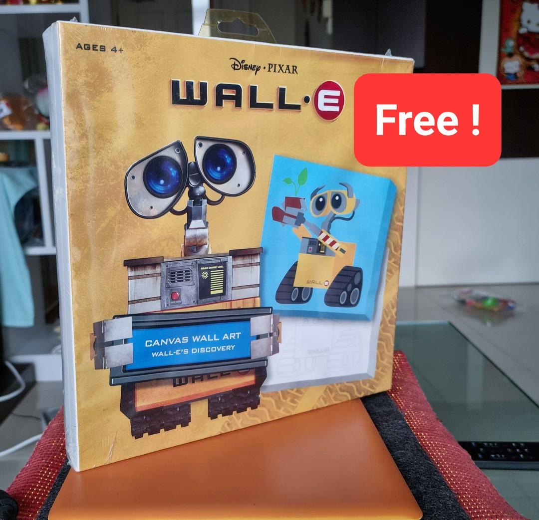 Wall E (Cube N Stack), M-O (Clean N Go) - Still Sealed, FREE canvas art ...