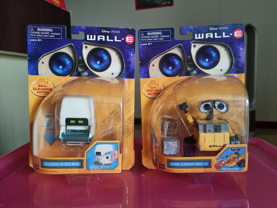 Wall E (Cube N Stack), M-O (Clean N Go) - Still Sealed, FREE canvas art ...