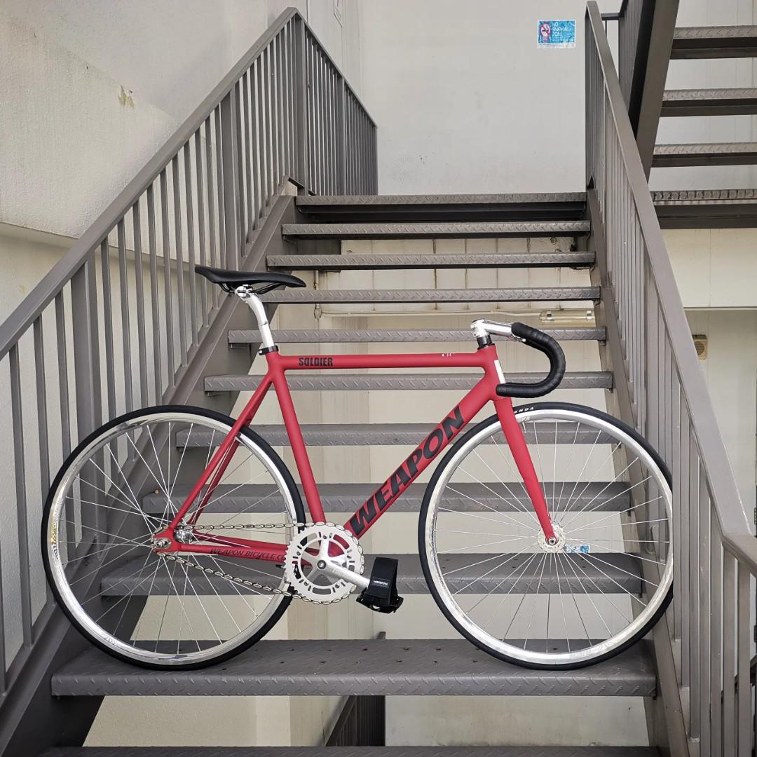 WEAPON fixie bike / fixed gear bike / single speed bike - Soldier ...