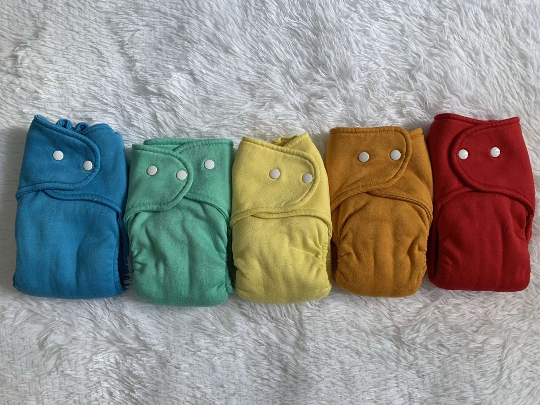 Bundle Whimsy filly cloth diaper v3 OSFM FCT brushed solid/plain ...