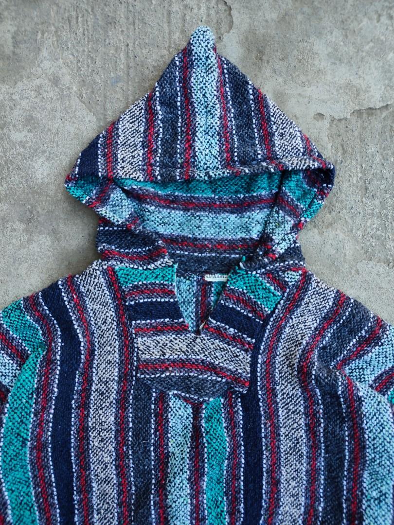 Vintage 90's Mexican Baja Rug Jacket, Men's Fashion, Coats, Jackets and ...
