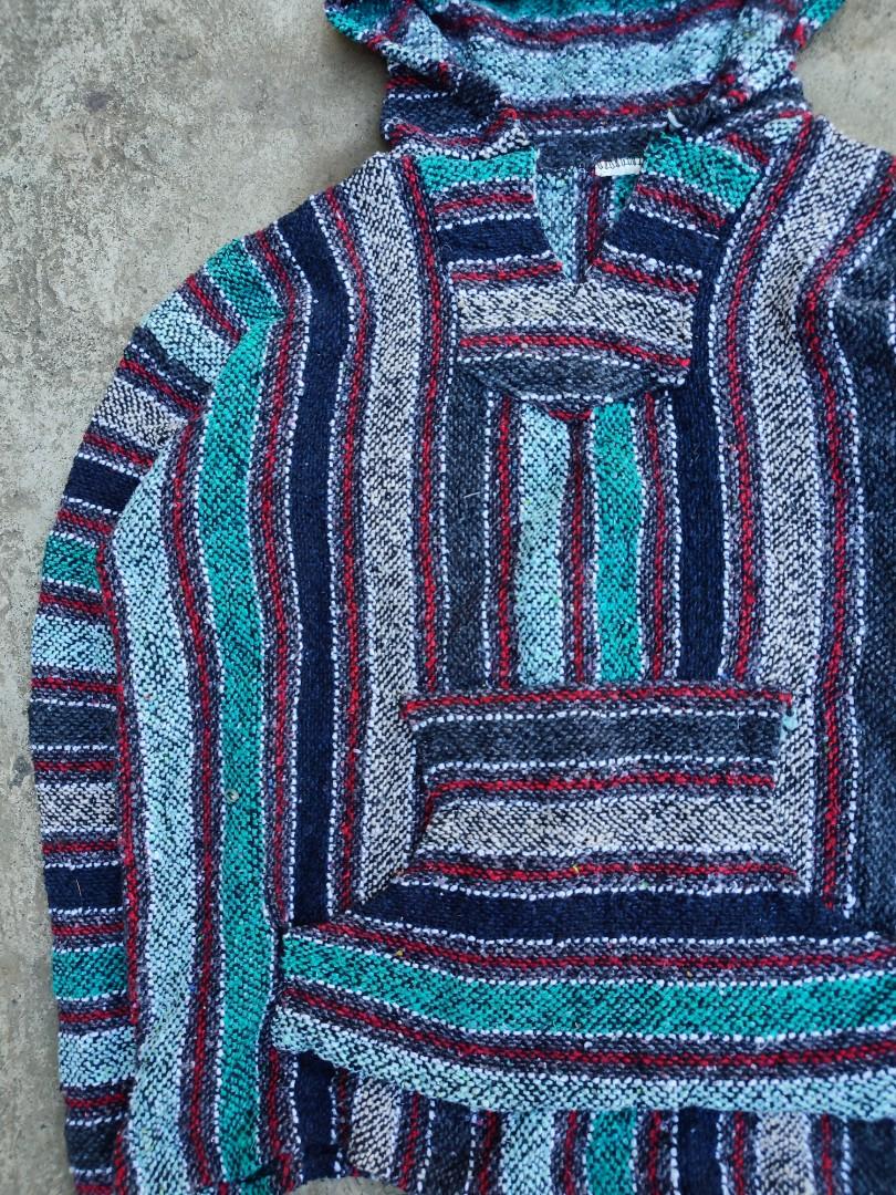 Vintage 90's Mexican Baja Rug Jacket, Men's Fashion, Coats, Jackets and ...