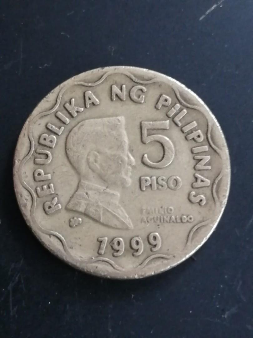 5 peso 1999 error coin, Everything Else, Others on Carousell