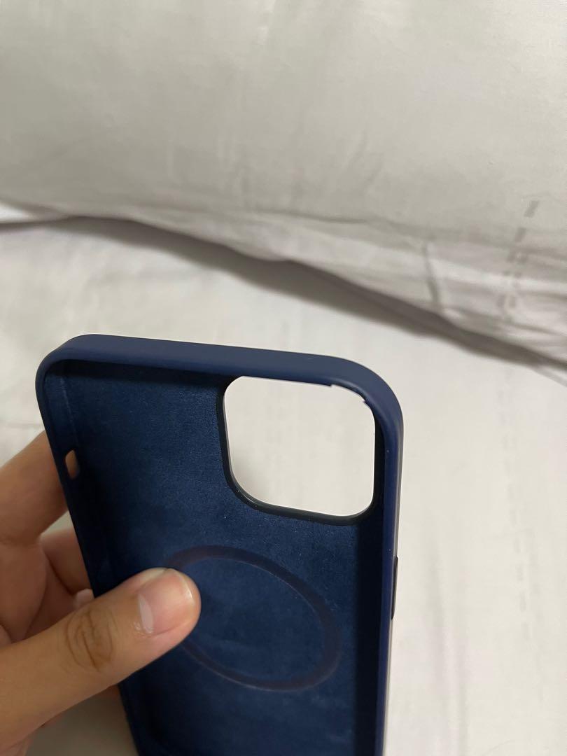 Apple iPhone 12 Pro Max blue silicone case, Mobile Phones & Gadgets ...