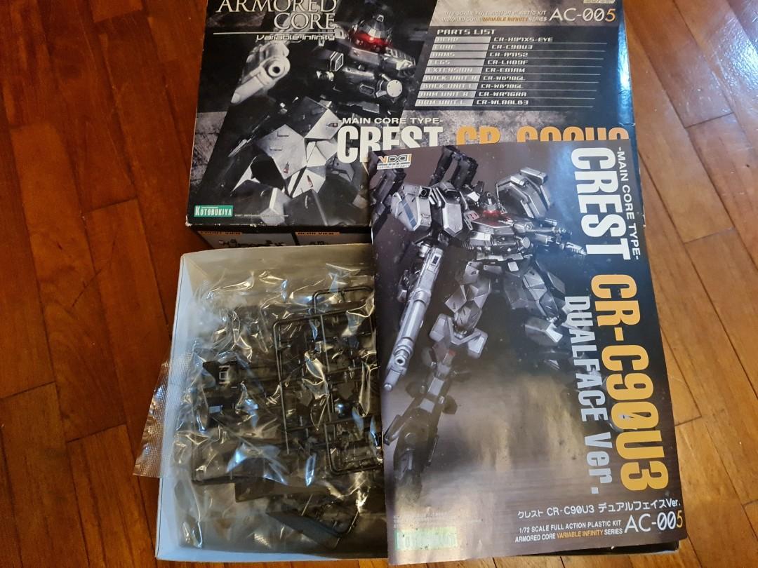 Armored Core Crest CR-C90U3 Dual Face Ver, Hobbies & Toys, Toys & Games ...