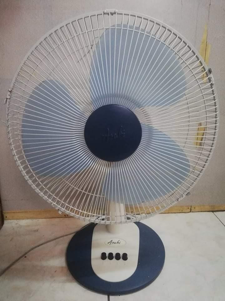 Asahi desk fan, Furniture & Home Living, Lighting & Fans, Fans on Carousell