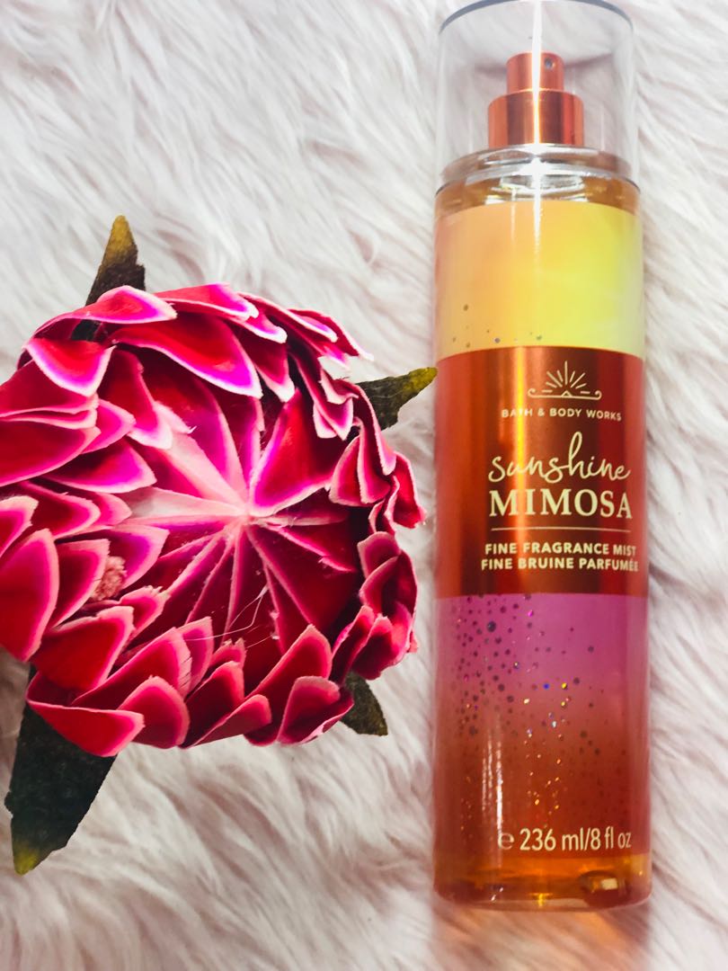 Authentic Bath and Body Works Sunshine Mimosa Fragrance Mist Full Size ...