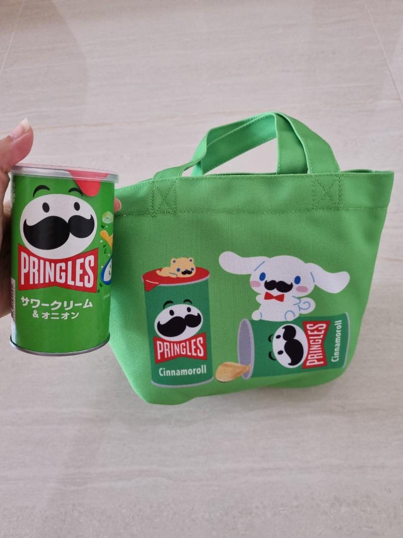 Authentic Sanrio x Pringles Green Tote Bag, Women's Fashion, Bags ...