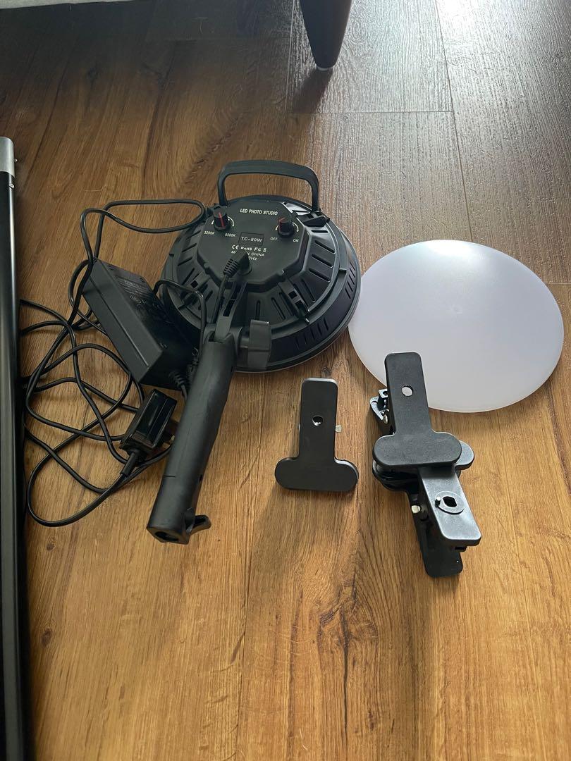 Backdrop stands + led light + light box + backdrops, Photography ...