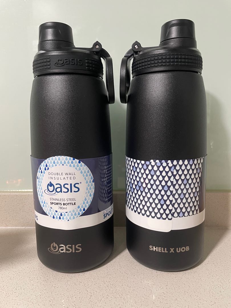 Black SHELL X UOB bottle, Furniture & Home Living, Kitchenware ...