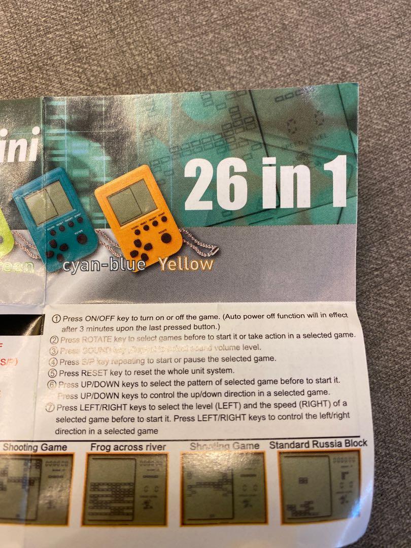 BN mini playable game boy keychain, Video Gaming, Video Game Consoles ...