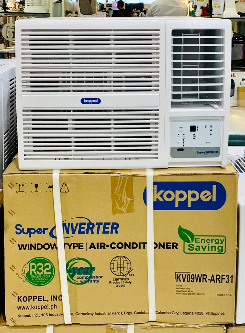 Brand New Koppel 1.0hp Window Type Super Inverter Aircon (FREE CIRCUIT ...