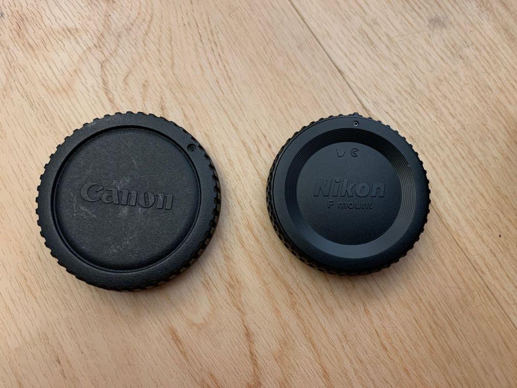 Canon nikon Mount DSLR Body Cap, Photography, Lens & Kits on Carousell