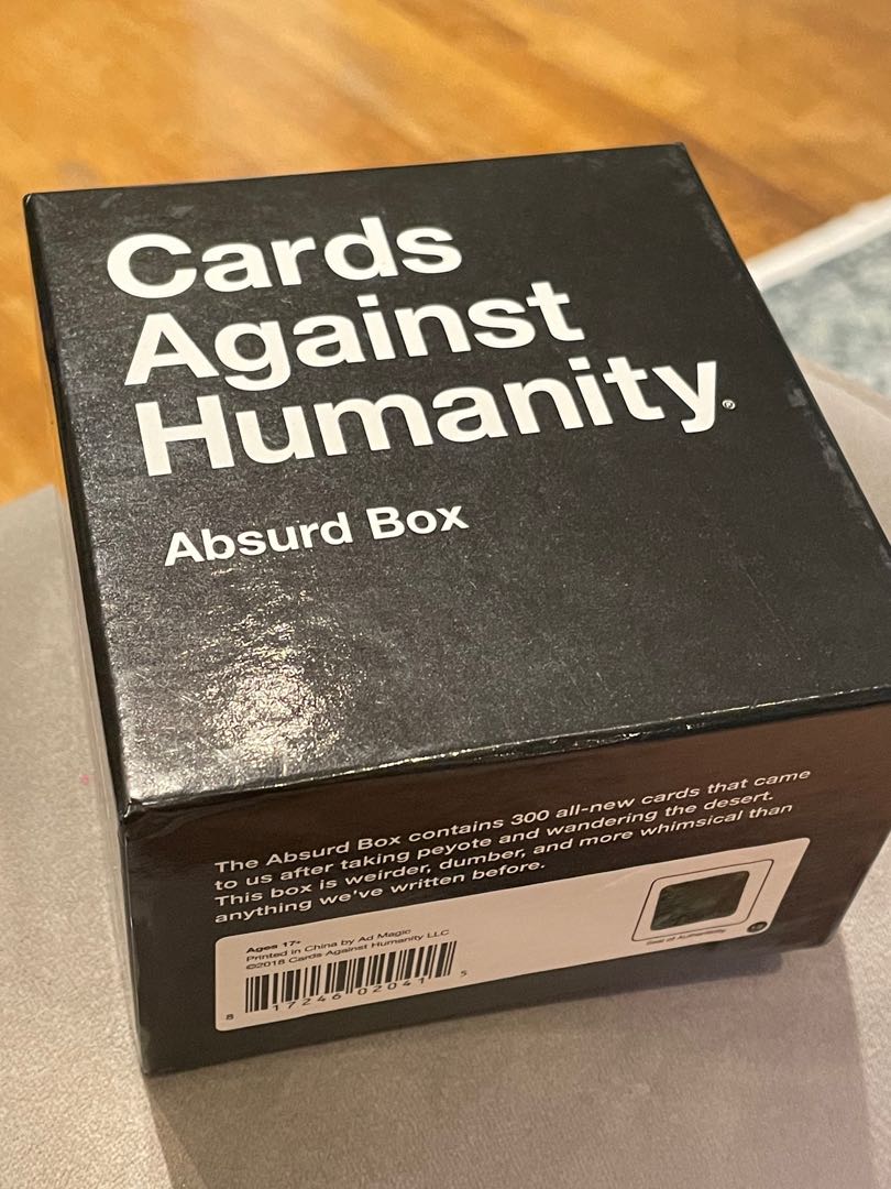 Cards Againts Humanity - Absurd Box, Hobbies & Toys, Toys & Games on ...