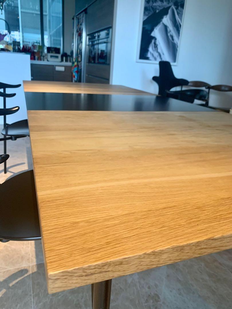 Carl Hansen CH322 Extendable Dining Table, Furniture & Home Living ...