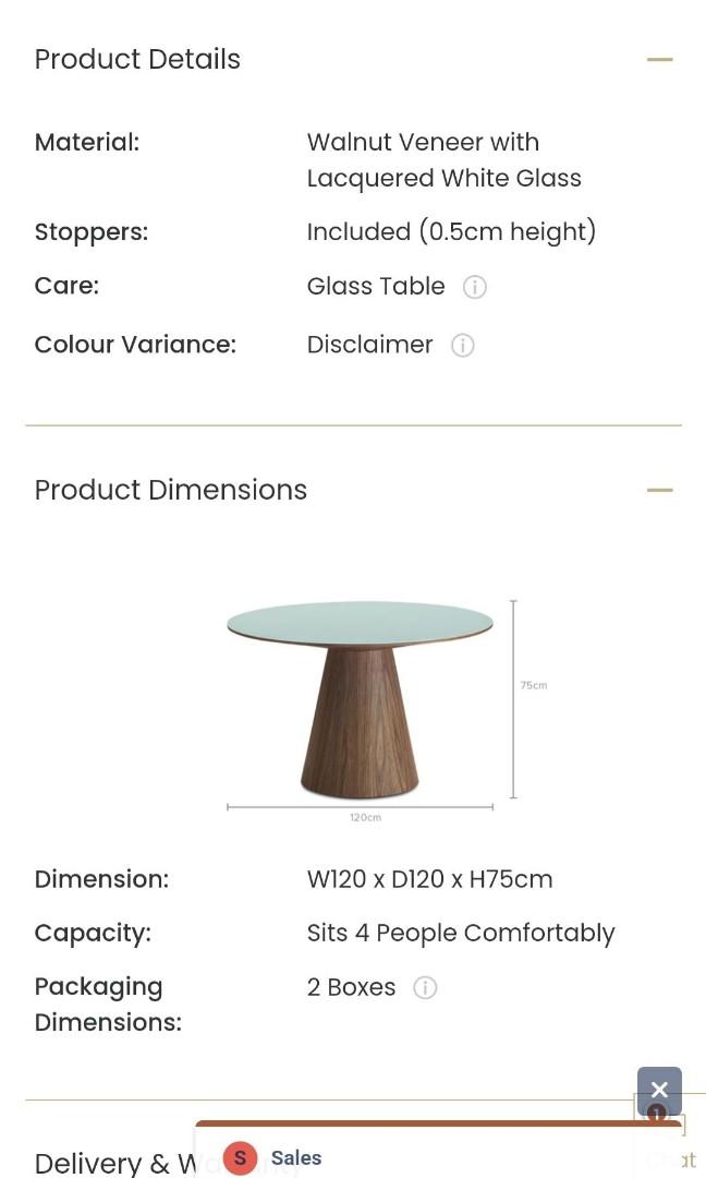 Castlery dining table, Furniture & Home Living, Furniture, Tables ...