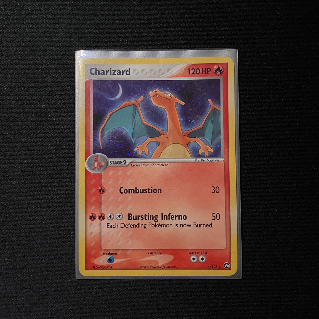 2007 Charizard 6/108 Pokemon Rare Holo Trading Card, TCG, Power Keepers ...