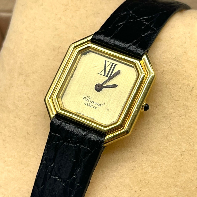 CHOPARD 5122 18KYG Case/Winding Leather Strap, Luxury, Watches on Carousell