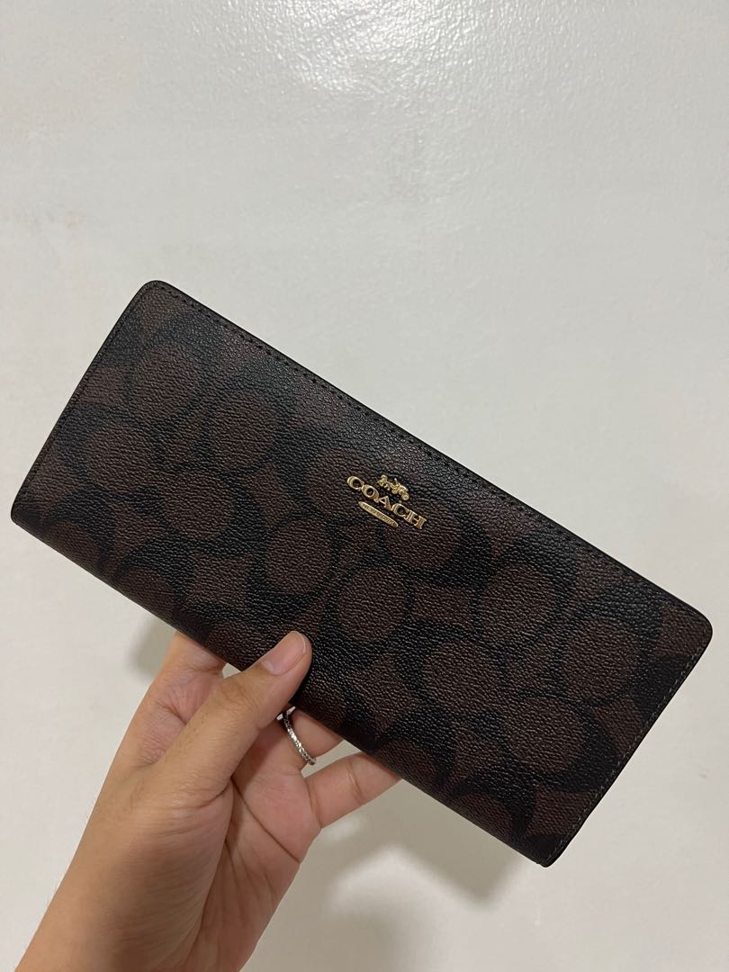 Coach bifold long wallet, Women's Fashion, Bags & Wallets, Wallets ...