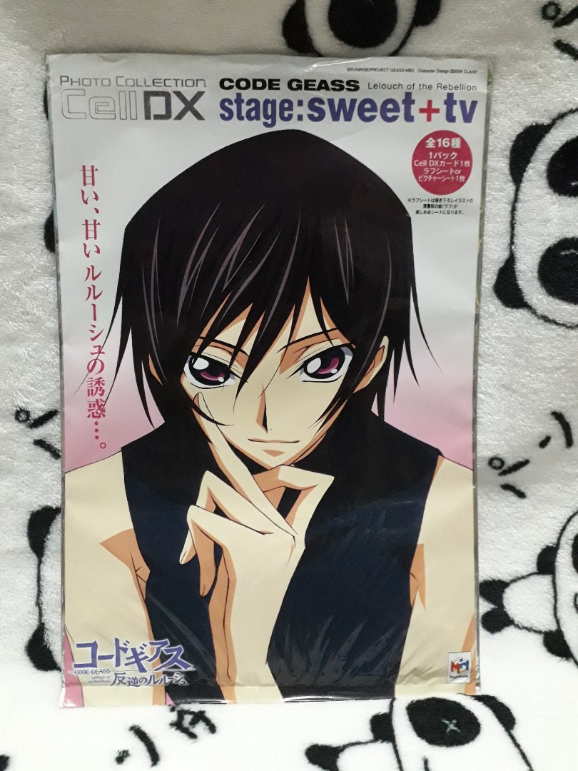 Code Geass PVC Board/Visual plastic poster (4pcs Set), Hobbies & Toys ...