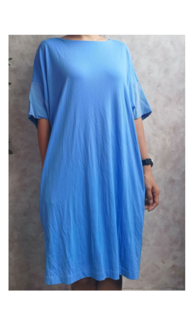 COS Blue Dress, Women's Fashion, Dresses & Sets, Dresses on Carousell