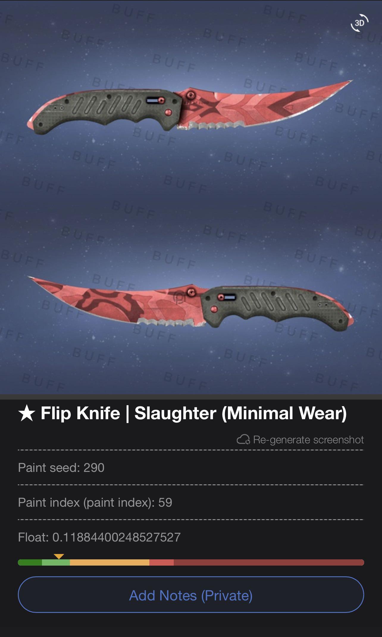 CSGO Flip Slaughter Minimal Wear (MW), Video Gaming, Gaming Accessories, In-Game Products on ...