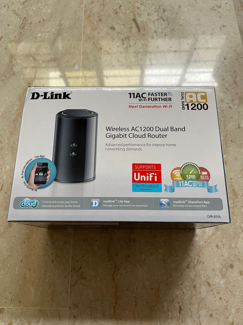 D-Link DIR-850L Wireless AC1200 Dual Band Gigabit Cloud Router - Good ...