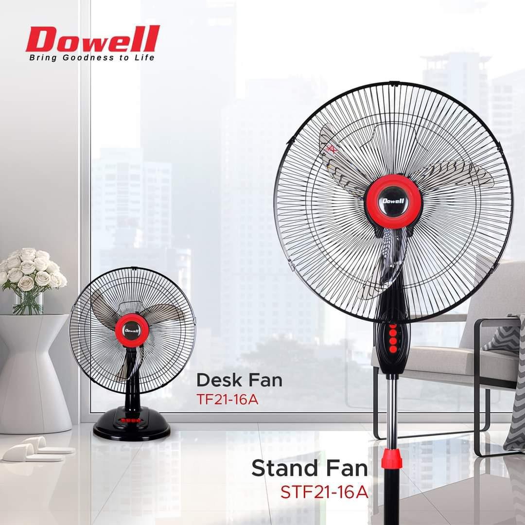 Dowell Buy 1 take 1 16"/ 18" electric stand fan desk table fan red ...