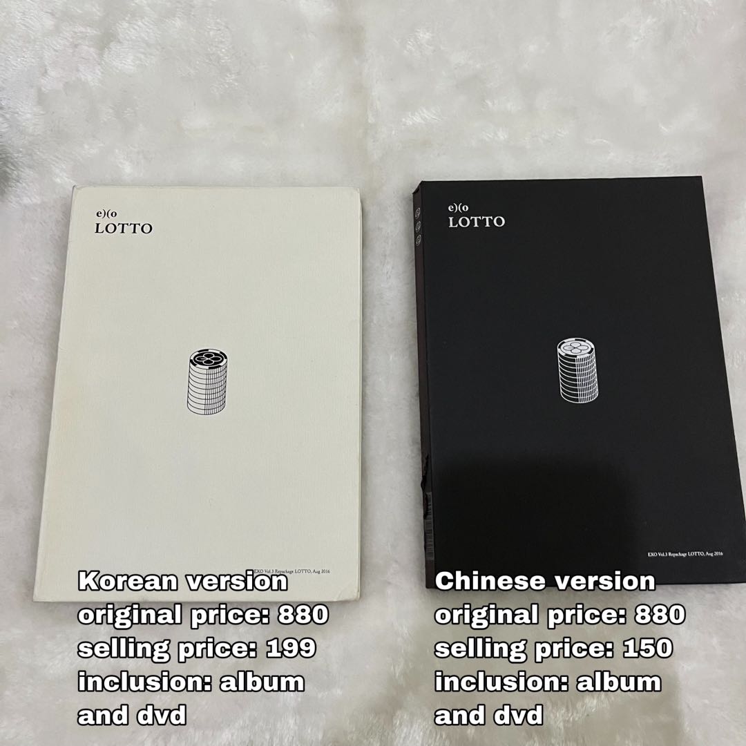 Exo lotto album, Hobbies & Toys, Memorabilia & Collectibles, K-Wave on ...