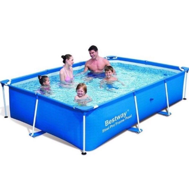 Family pool bestway kids swimming pool big size pool bestway Steel Pro ...
