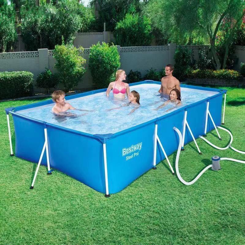 Family pool bestway kids swimming pool big size pool bestway Steel Pro ...
