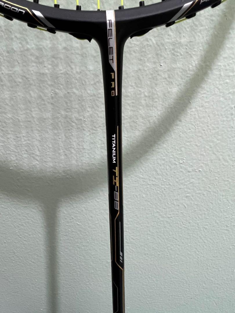 (Fast Deal $80) FELET TITANIUM TI 88 Badminton Racket , Sports ...