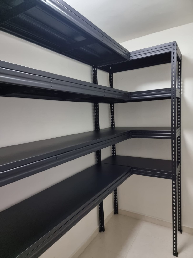 Full Metal Boltless Rack for Storeroom, BTO, Bomb Shelter, HDB, Office ...