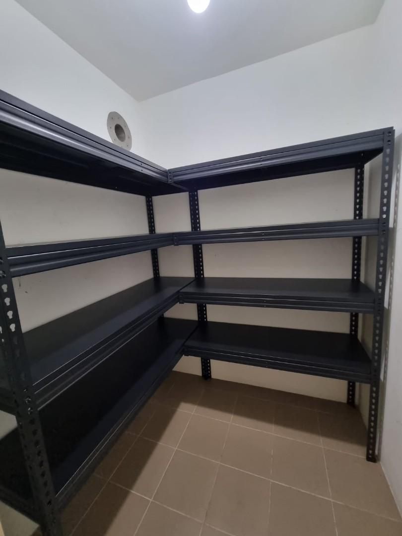Full Metal Boltless Rack for Storeroom, BTO, Bomb Shelter, HDB, Office ...