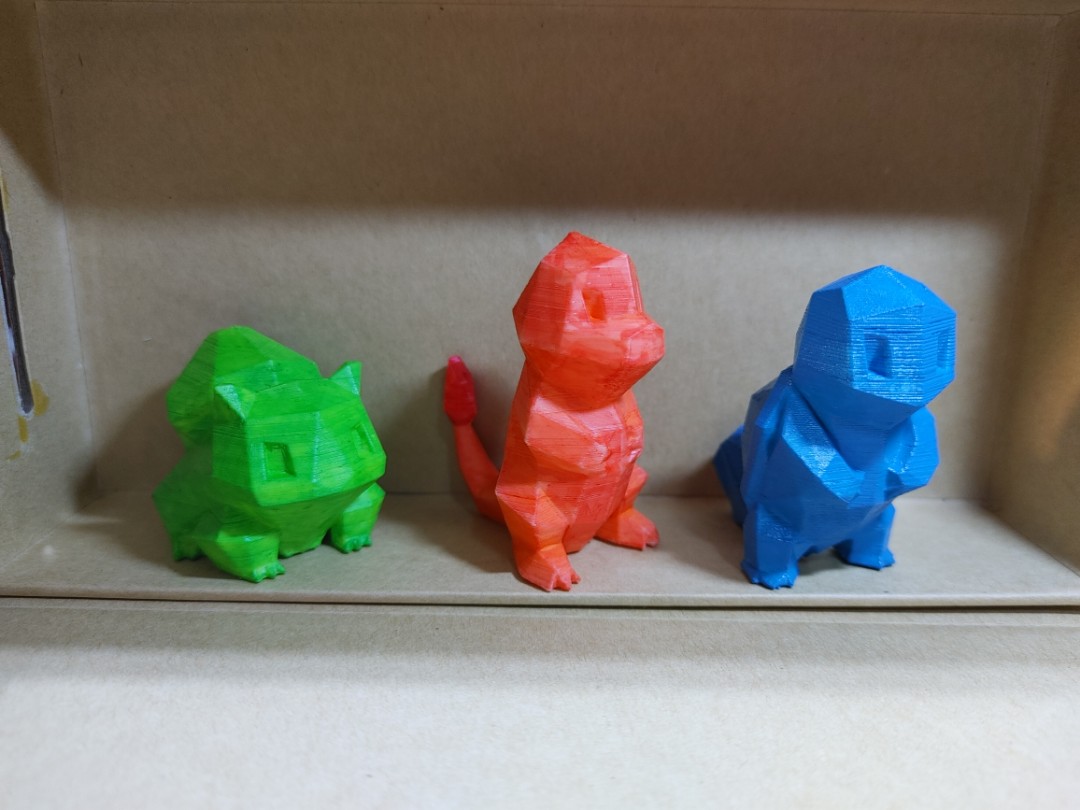 Geometric 1st Gen Starter Pokemon, Hobbies & Toys, Toys & Games on ...