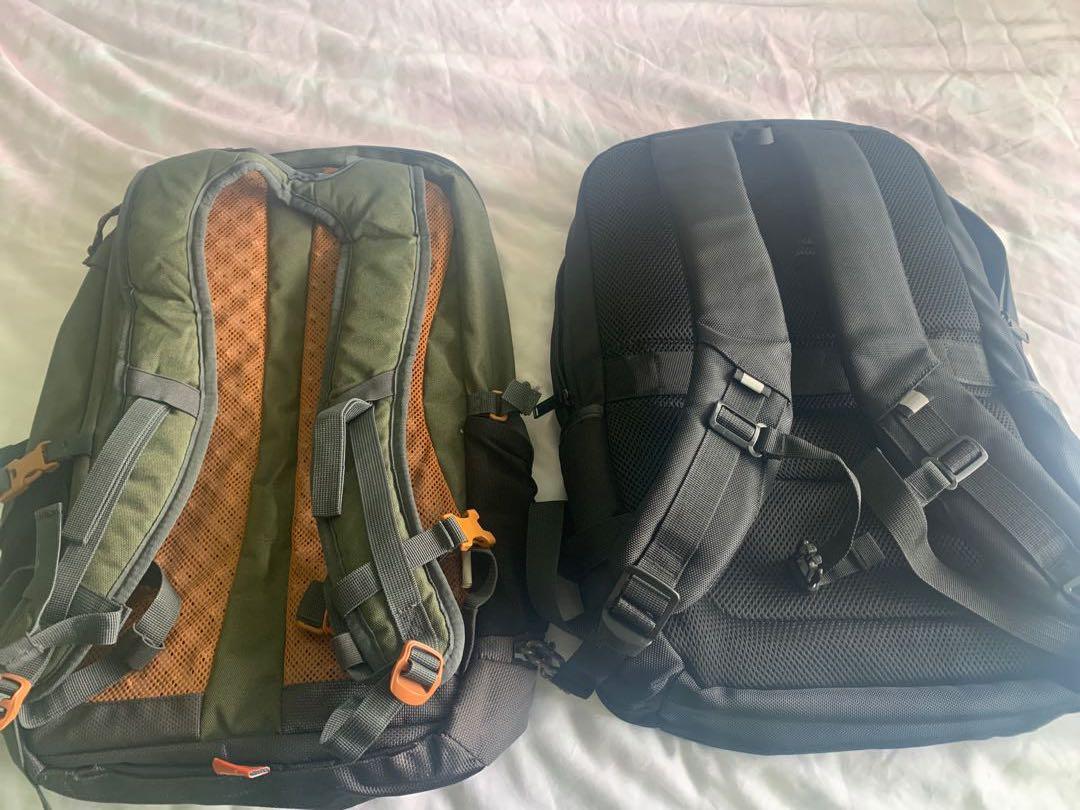 GREEN Decathlon QUECHUA & Artichunter Backpack ($20 for the green and ...