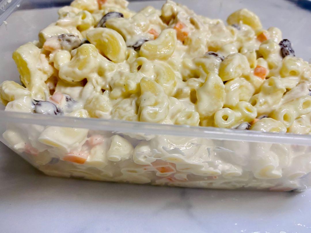 Halal chicken macaroni salad, Food & Drinks, Local Eats on Carousell