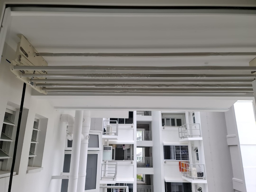 HDB BTO laundry hanger, Furniture & Home Living, Outdoor Furniture on ...