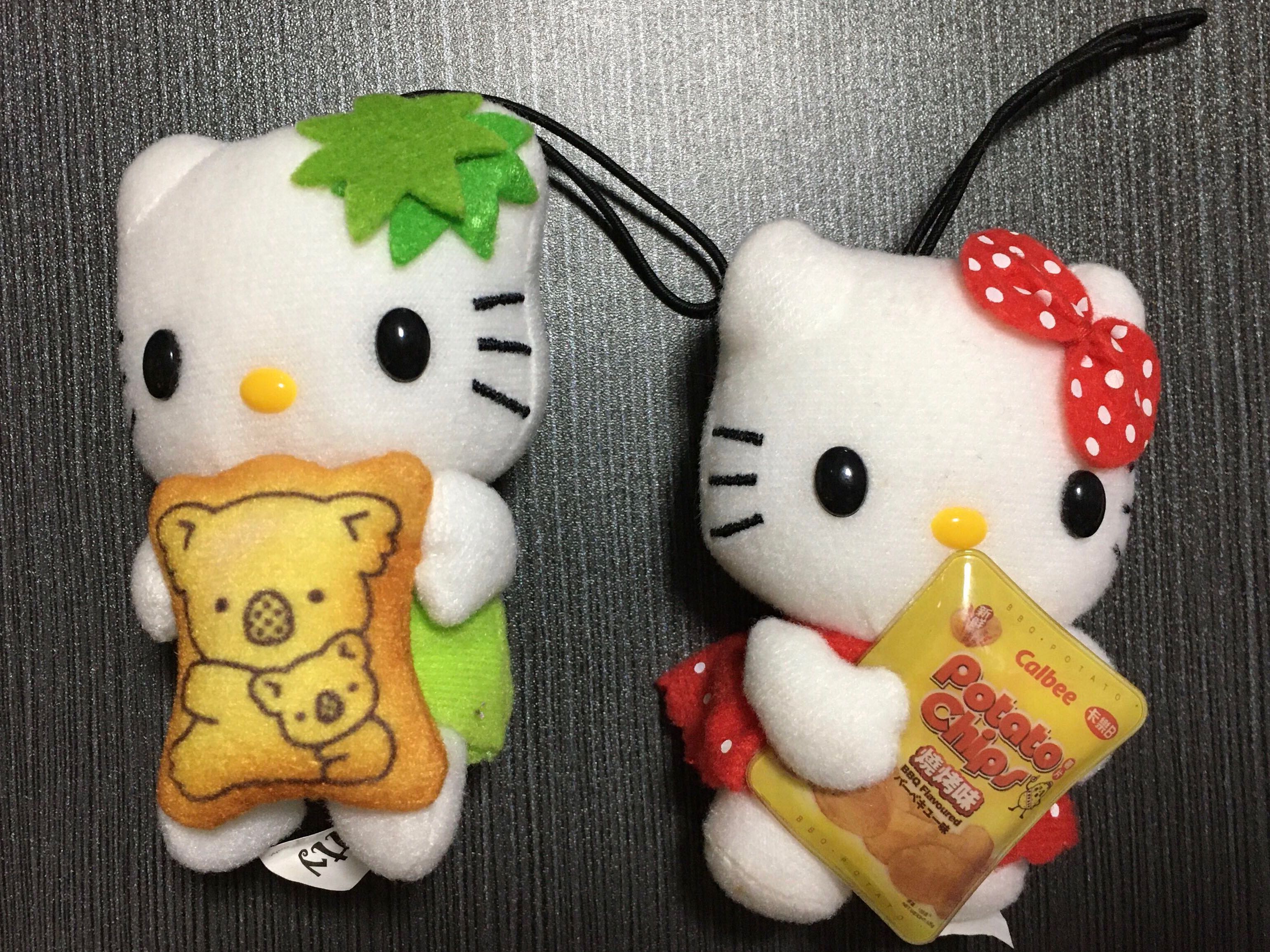 Hello Kitty Koala March Cookies Calbee Potato Chips mascot plush ...